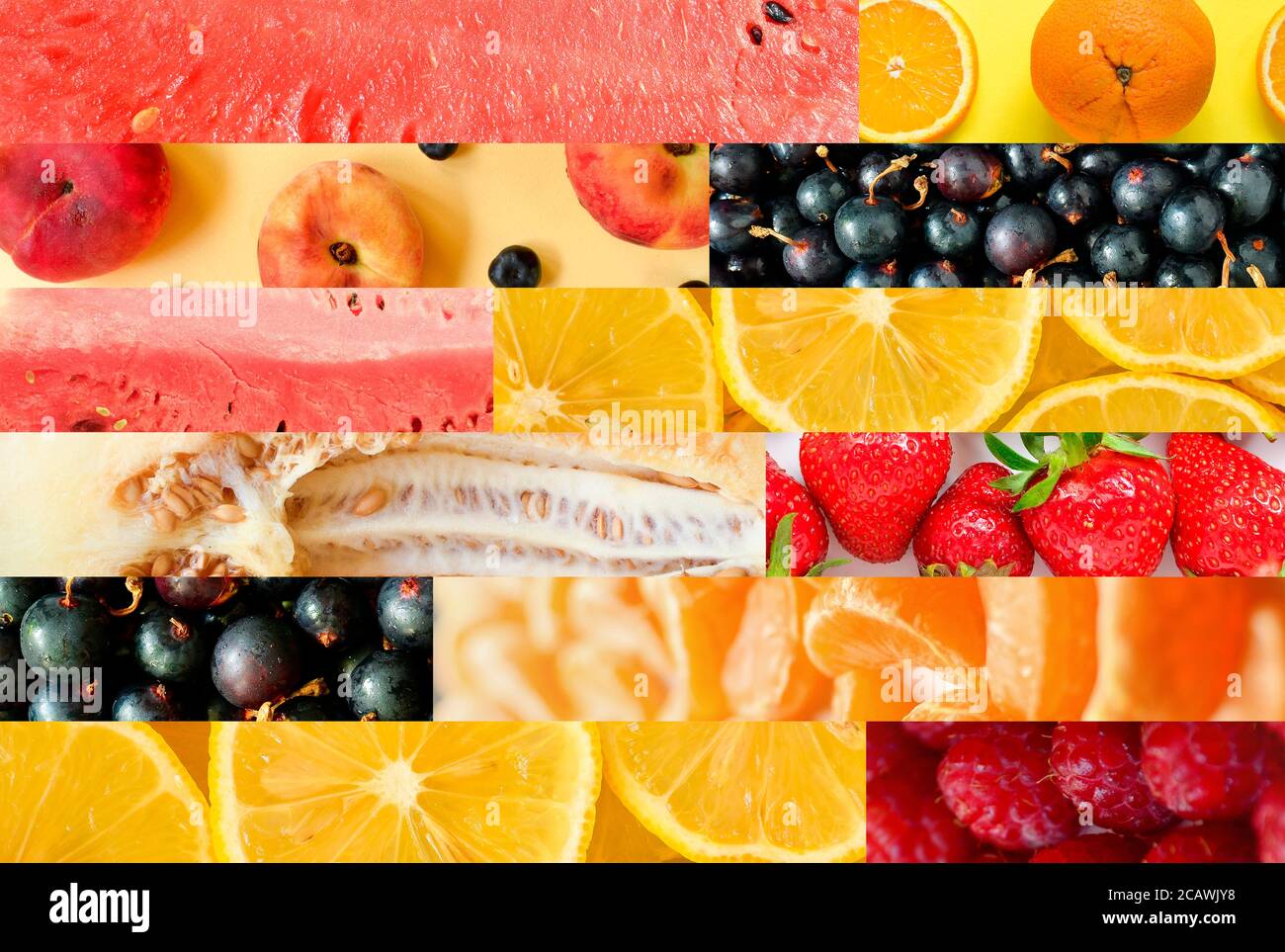 Healthy food collage hi-res stock photography and images - Alamy