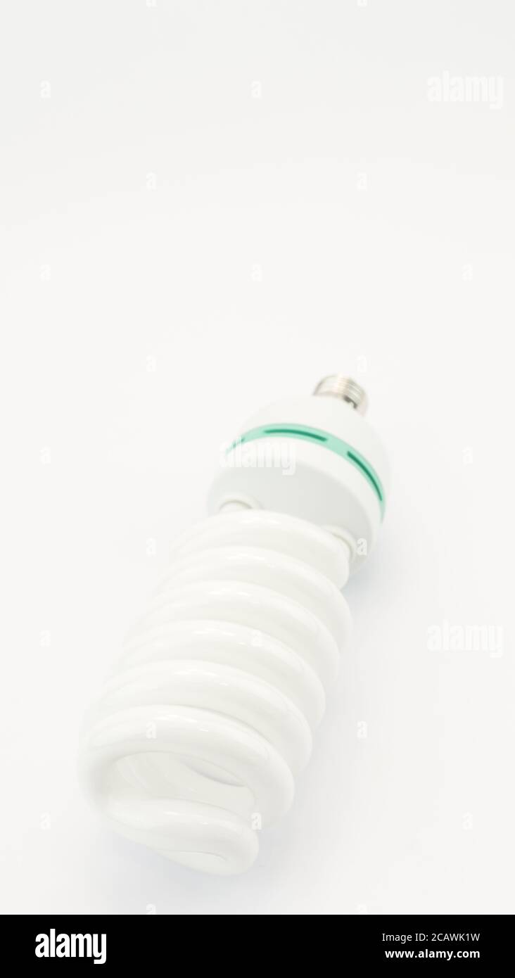 low power fluorescent light bulb Stock Photo - Alamy