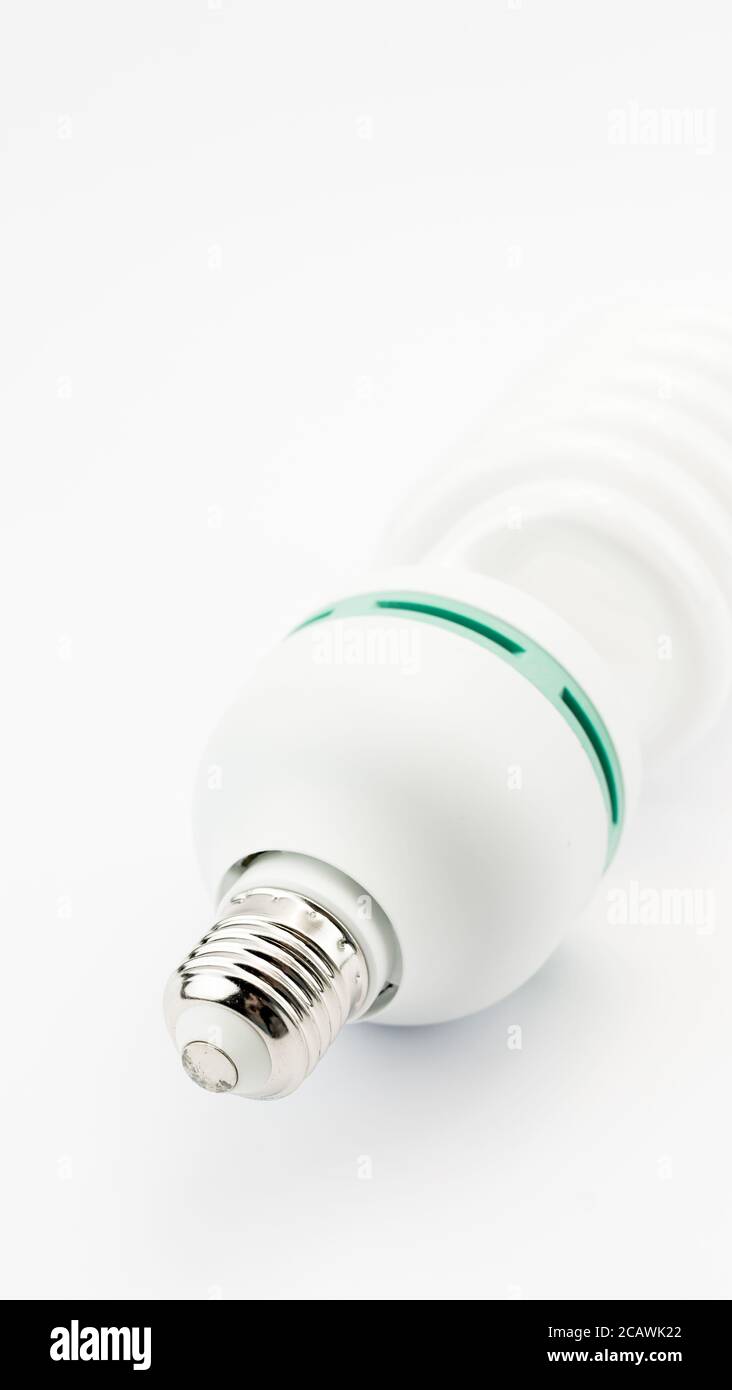 low power fluorescent light bulb Stock Photo - Alamy