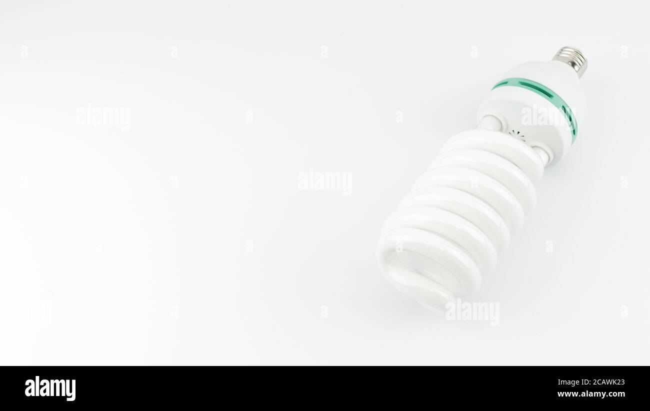 low power fluorescent light bulb Stock Photo - Alamy