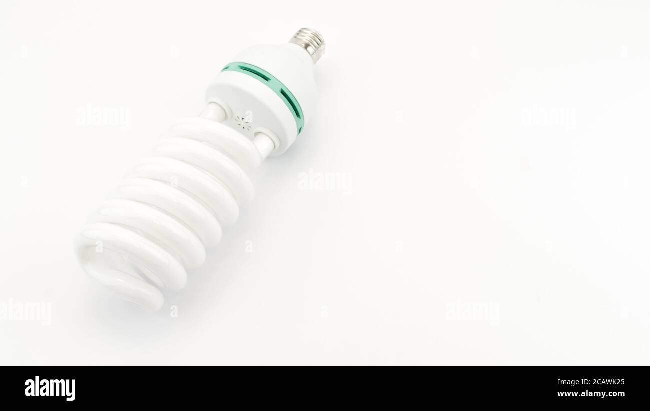 low power fluorescent light bulb Stock Photo - Alamy