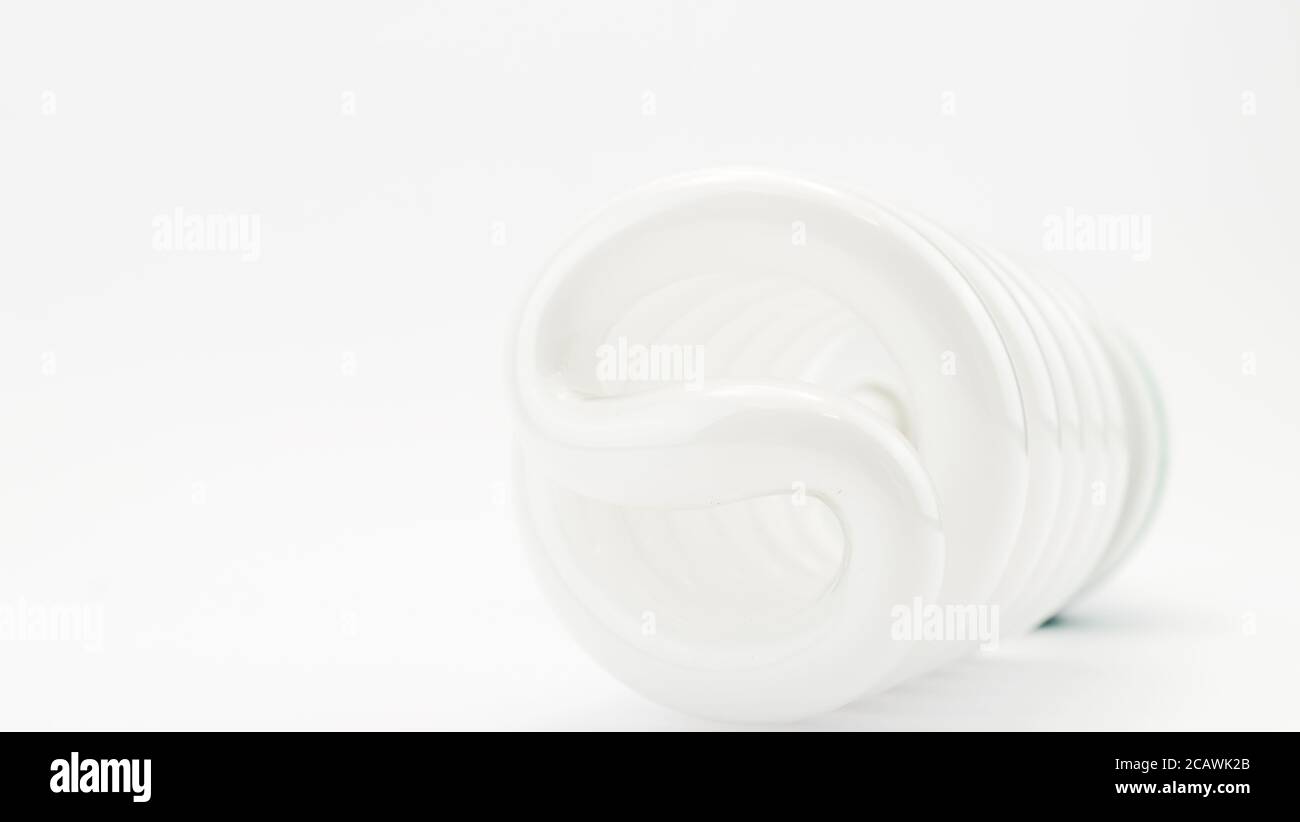 low power fluorescent light bulb Stock Photo - Alamy