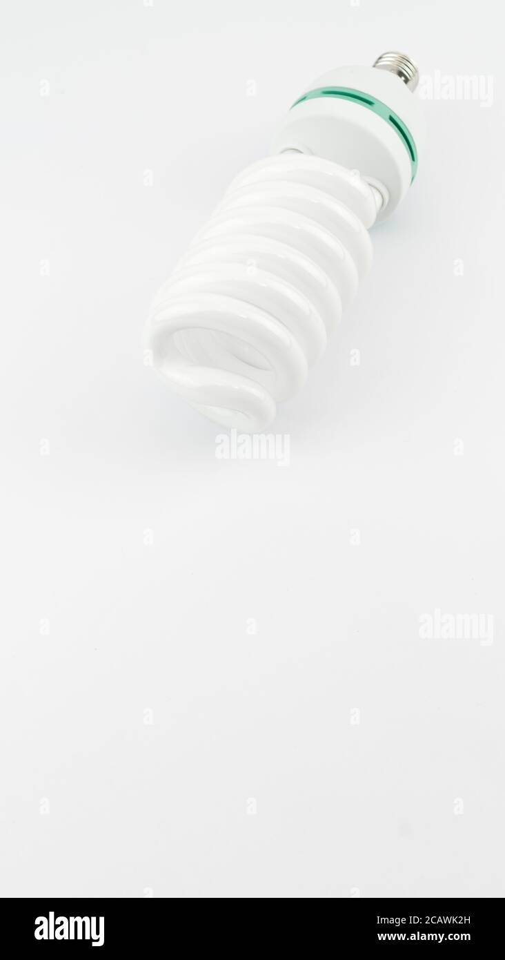 low power fluorescent light bulb Stock Photo - Alamy