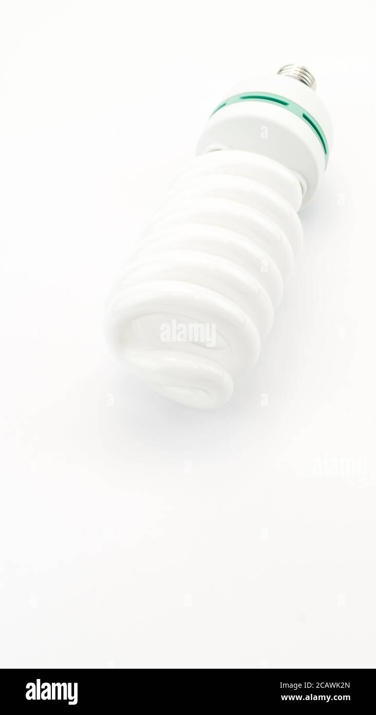 low power fluorescent light bulb Stock Photo - Alamy