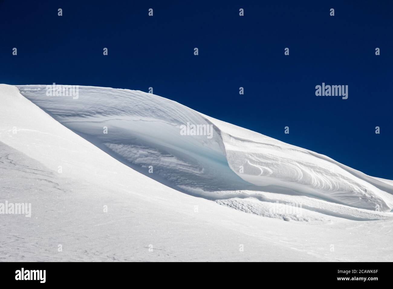 Mountain summit covered with snow in the winter Stock Photo - Alamy