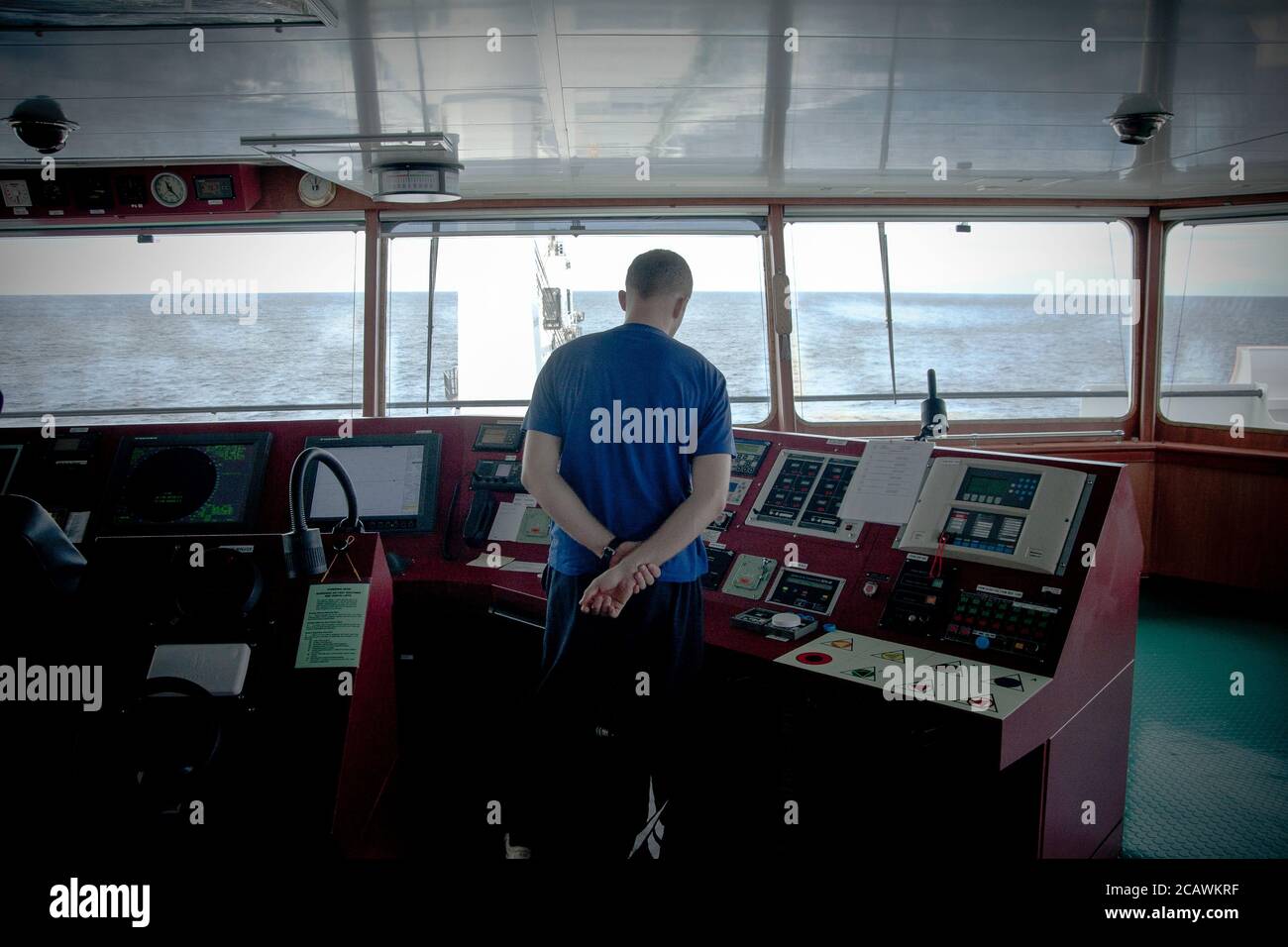 Ship officer bridge hi-res stock photography and images - Alamy