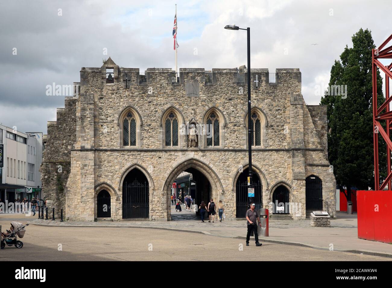 Bargate, a Medieval stone entryway, Bargate Quarter, High Street ...