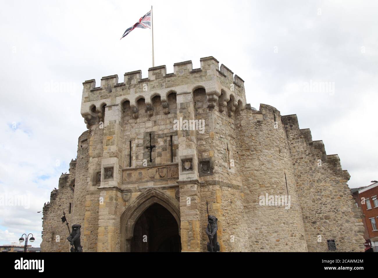 Bargate, a Medieval stone entryway, Bargate Quarter, High Street ...