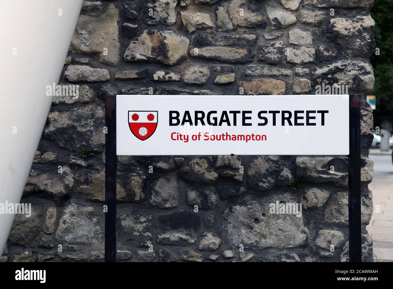 Bargate Street, UK street sign, City of Southampton, England, UK ...