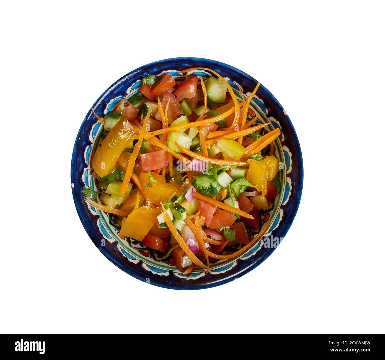 Cucumber cilantro green peppers Cut Out Stock Images & Pictures - Alamy