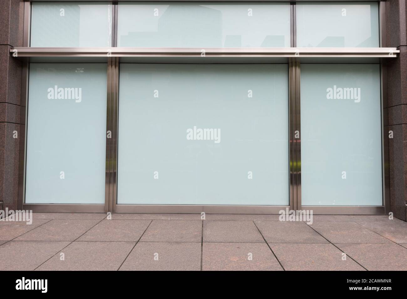Shop Boutique Store Front with Big Window and Place for Name Stock ...