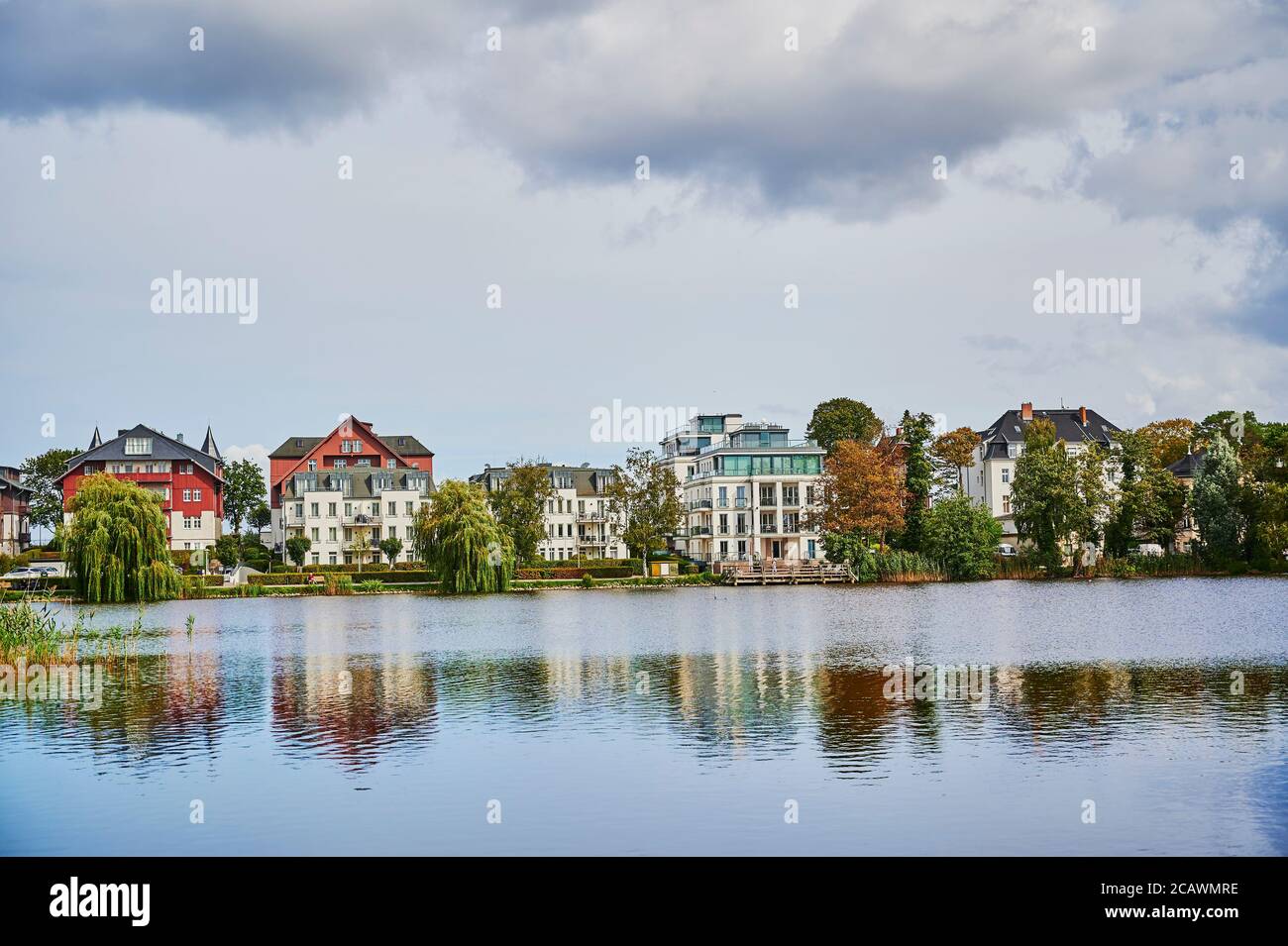 Bansin, Germany - September 14, 2019: Cityscape of the small Baltic Sea ...