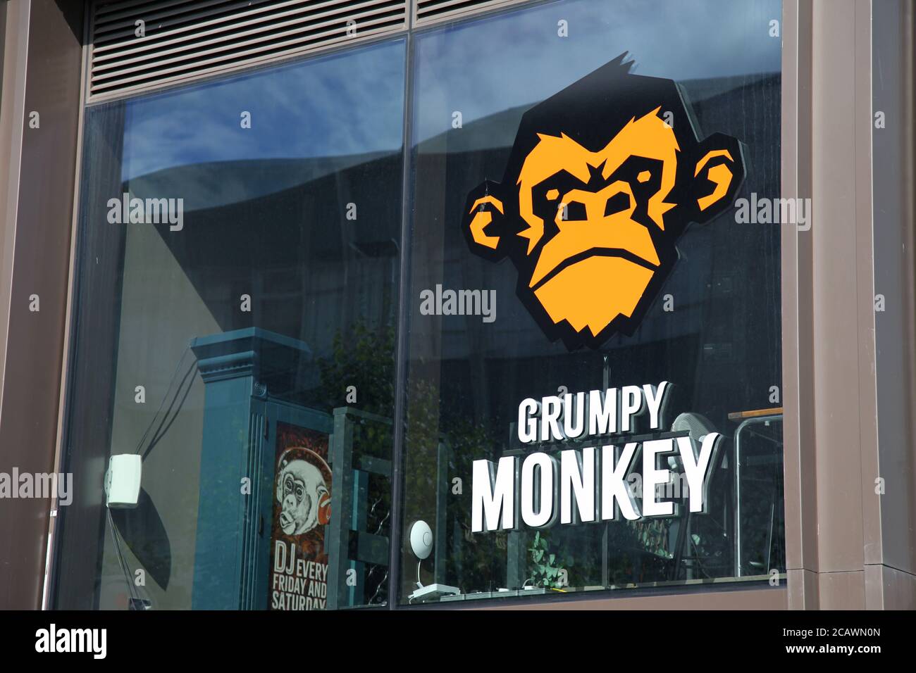 Grumpy monkey external hi-res stock photography and images - Alamy