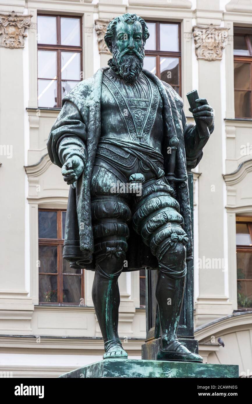 Fugger monument in augsburg hi-res stock photography and images - Alamy