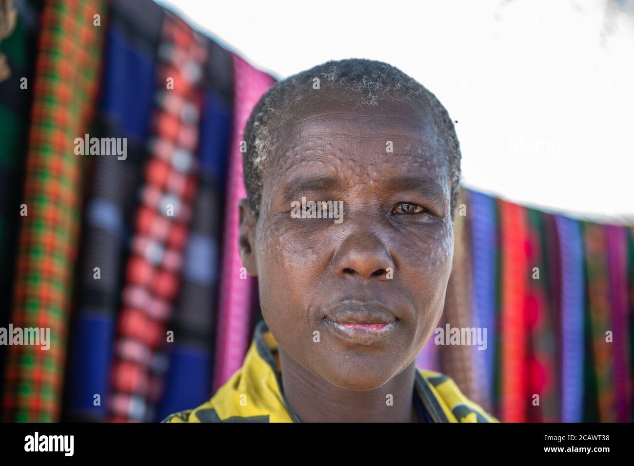 Facial scarification hi-res stock photography and images - Alamy