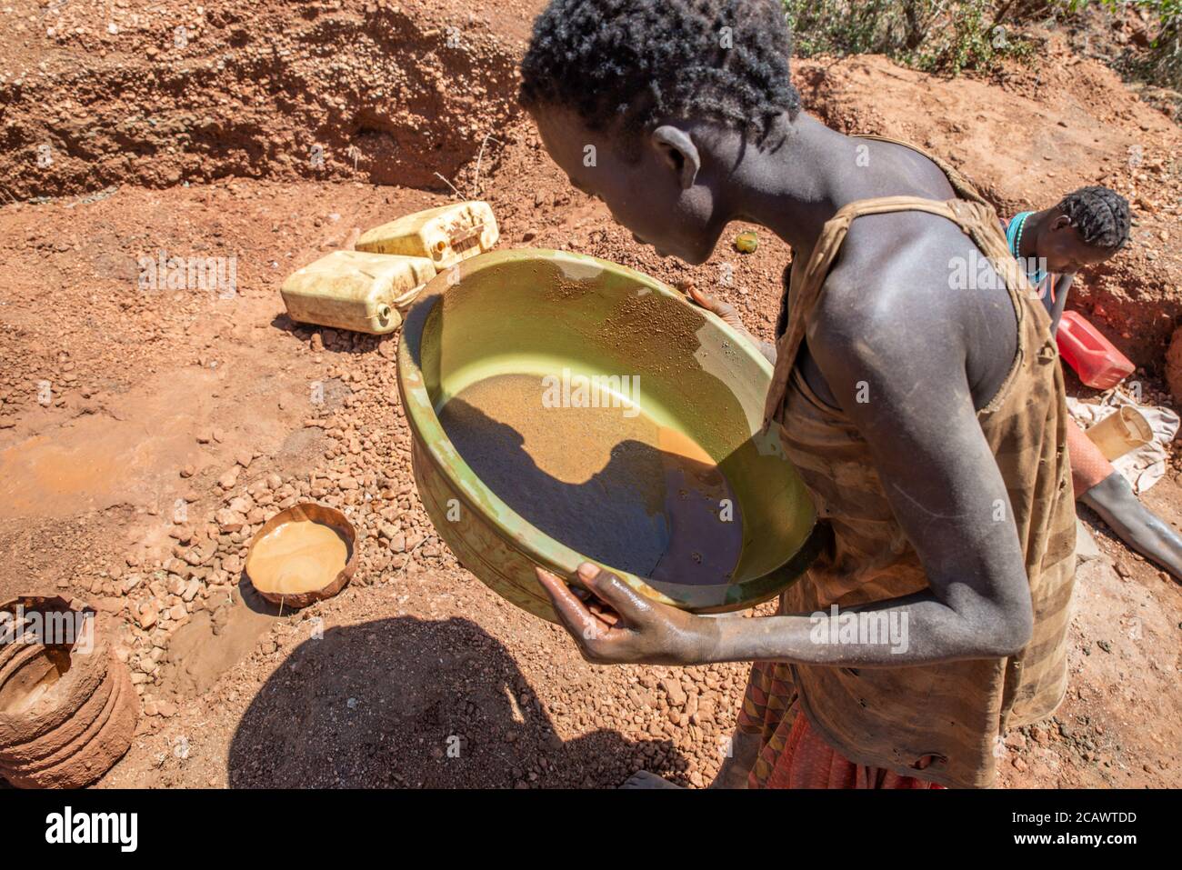 Family of miners africa hi-res stock photography and images - Alamy