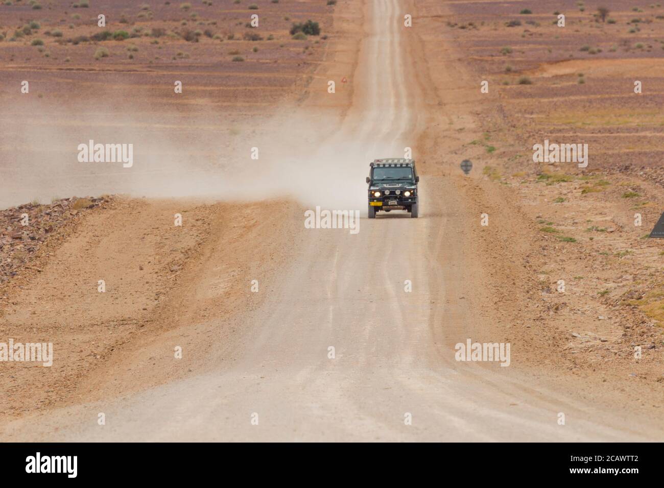 The C12, scenic dirt road in the desert leading to the Fish River ...