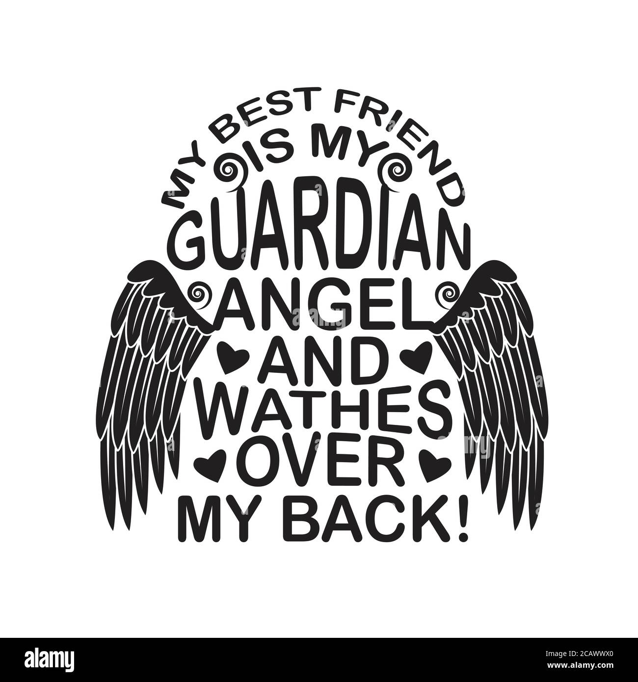 Guardian angel abstract Stock Vector Images - Alamy