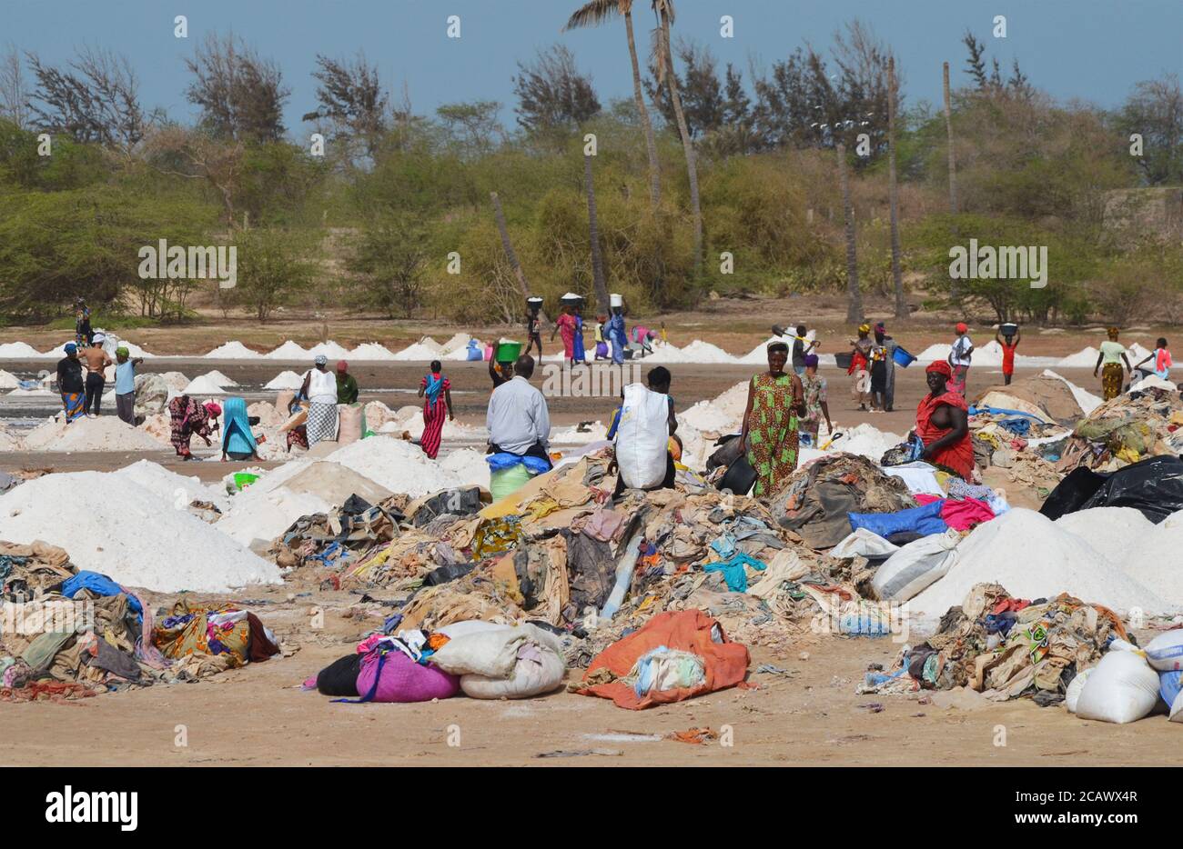 Senegalese traditional salt industry hi-res stock photography and ...