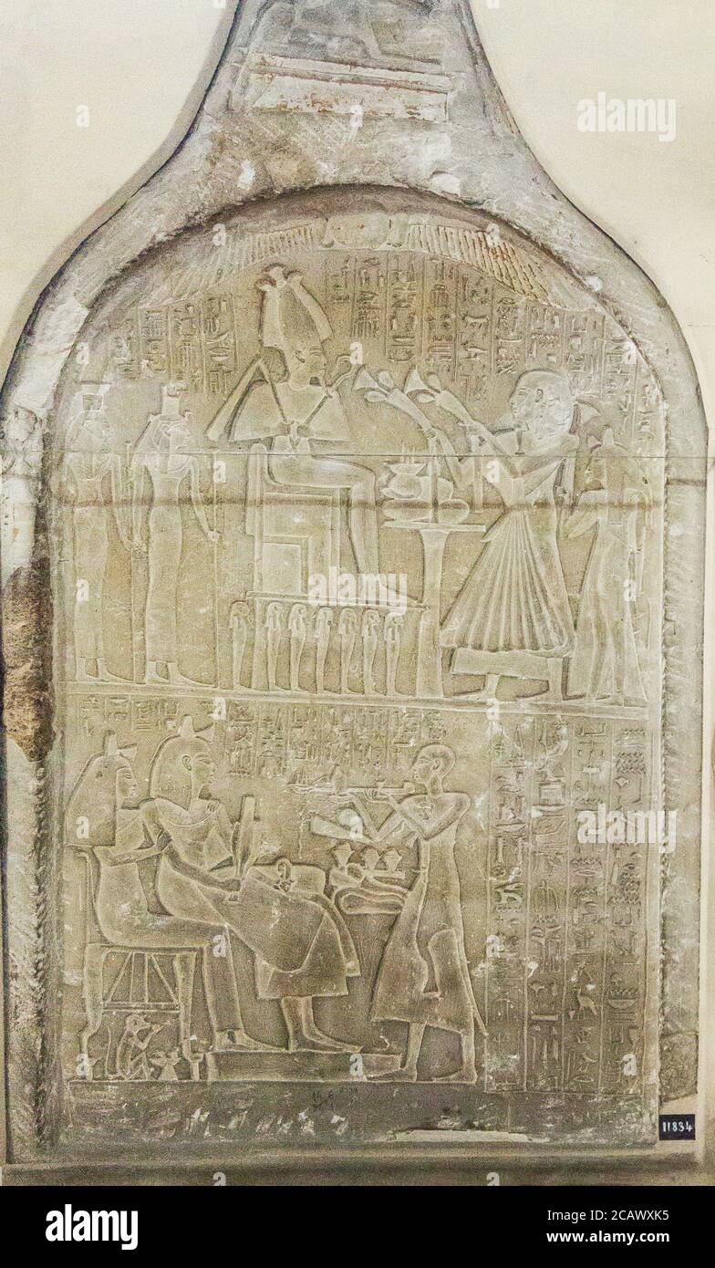 Egypt cairo egyptian museum stele hi-res stock photography and images ...