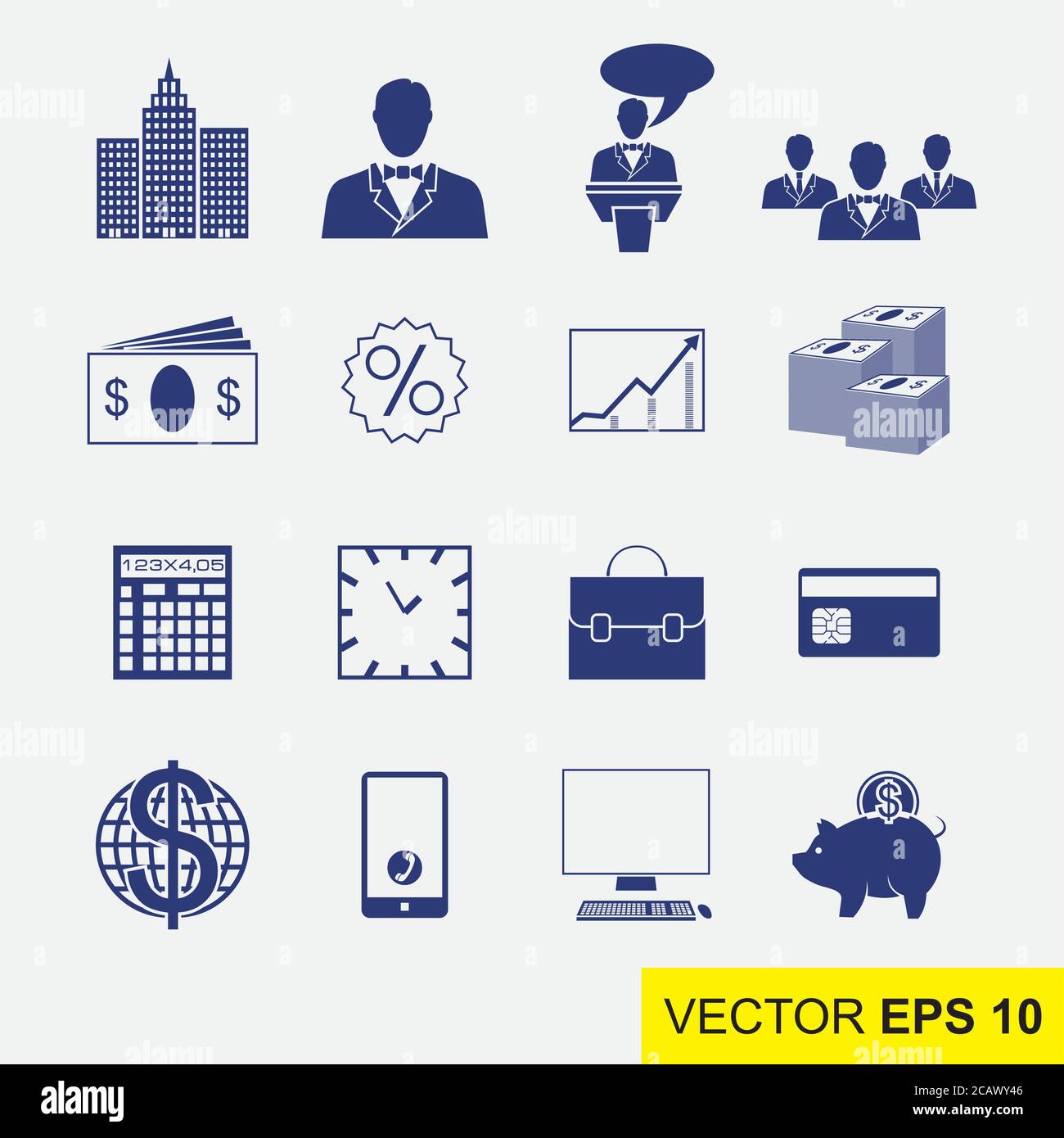 vector icons, business Stock Vector Image & Art - Alamy