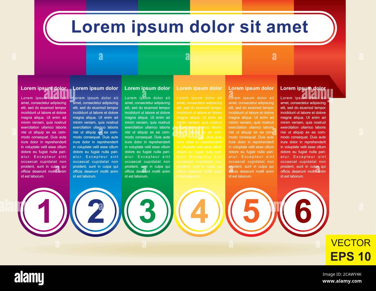 Template for presentations and infographics. Bright vector image with ...