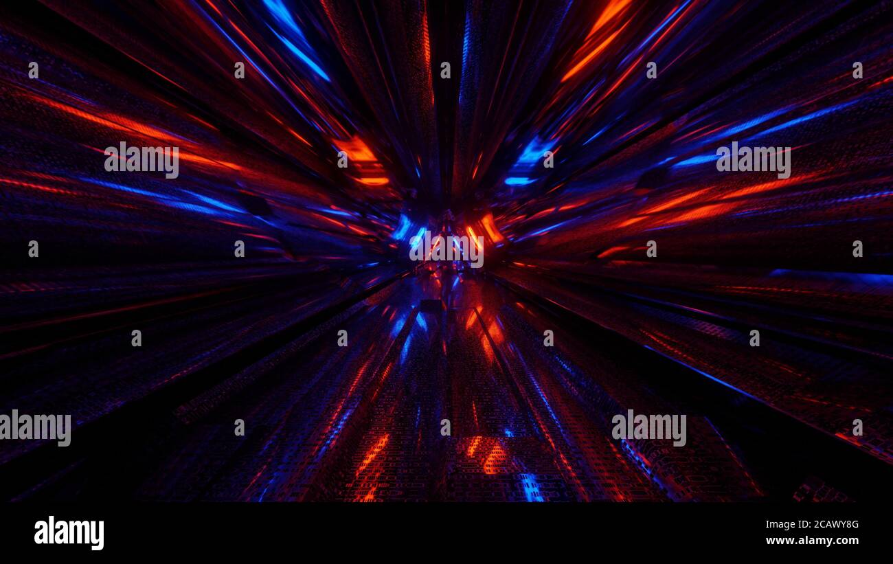 Prismatic Vivid Futuristic Pass way 4k uhd 3d illustration background ...