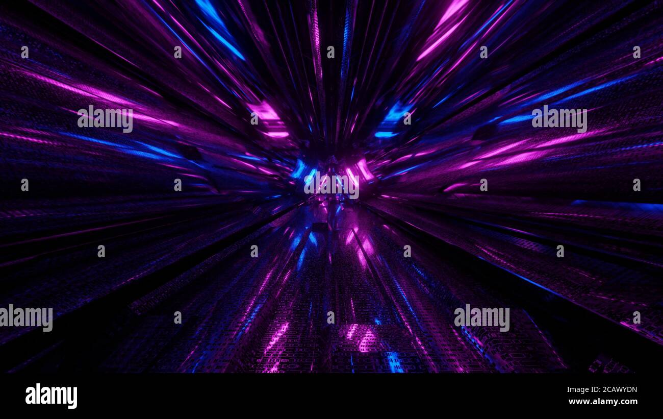 Triangular Vortex through Space 4k uhd 3d illustration background Stock ...