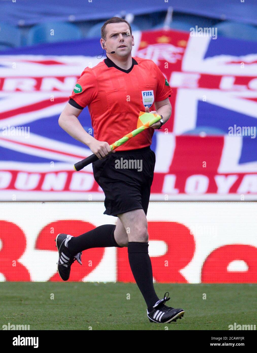 Assistant referee and leader of the Scottish conservative party Douglas ...