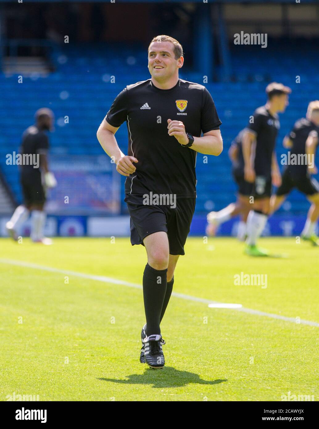 Assistant referee and leader of the Scottish conservative party Douglas ...