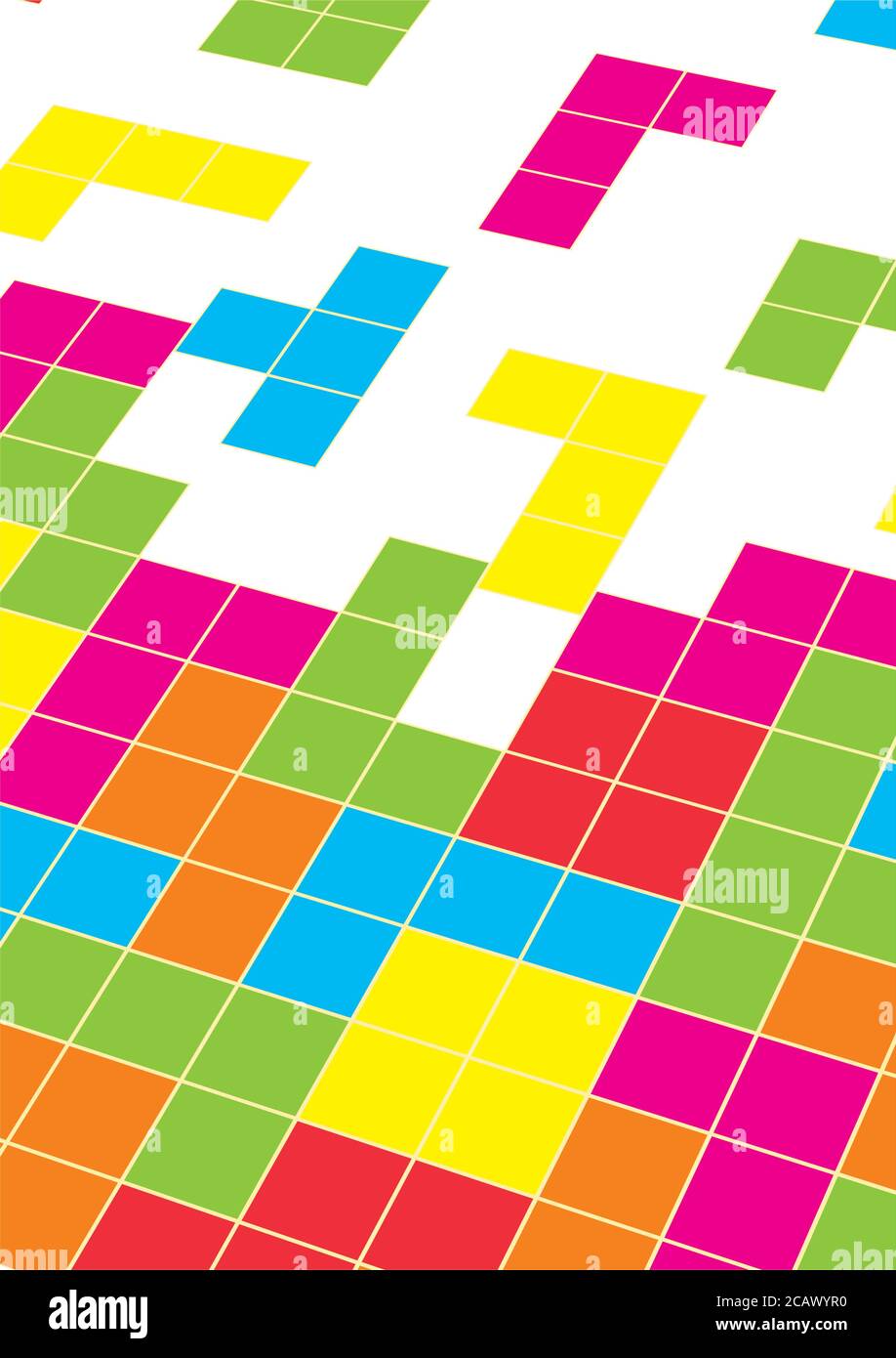 Tetris game Stock Vector Images - Alamy