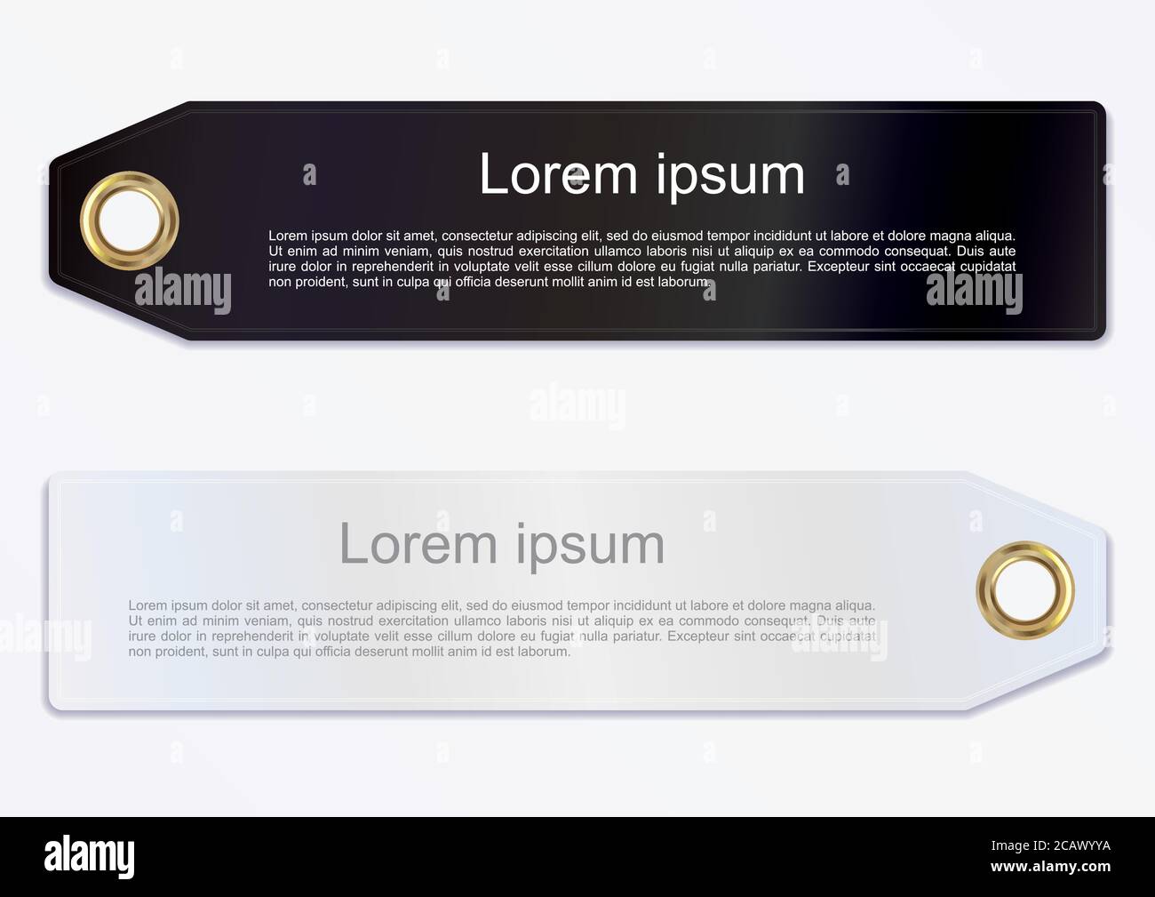 paper label (tag). Clothing tag. Apparel label. Vector illustration for ...