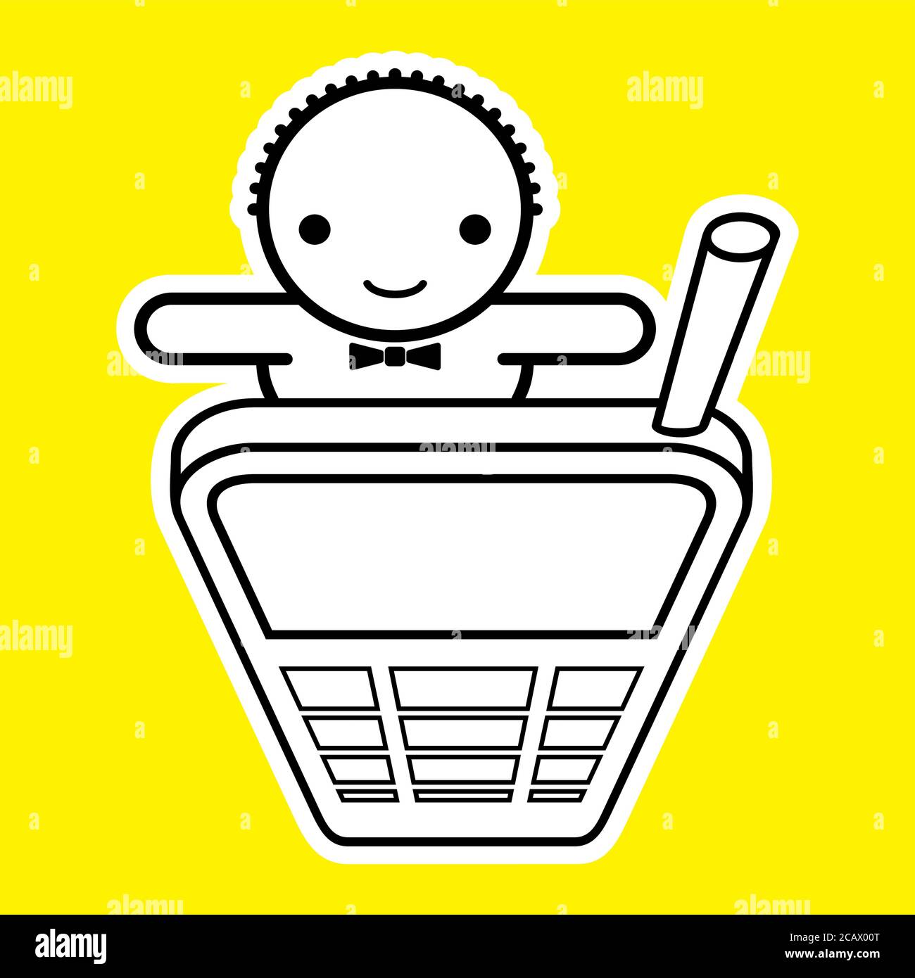 vector icon mobile phone and man to refer to the service and repair of ...