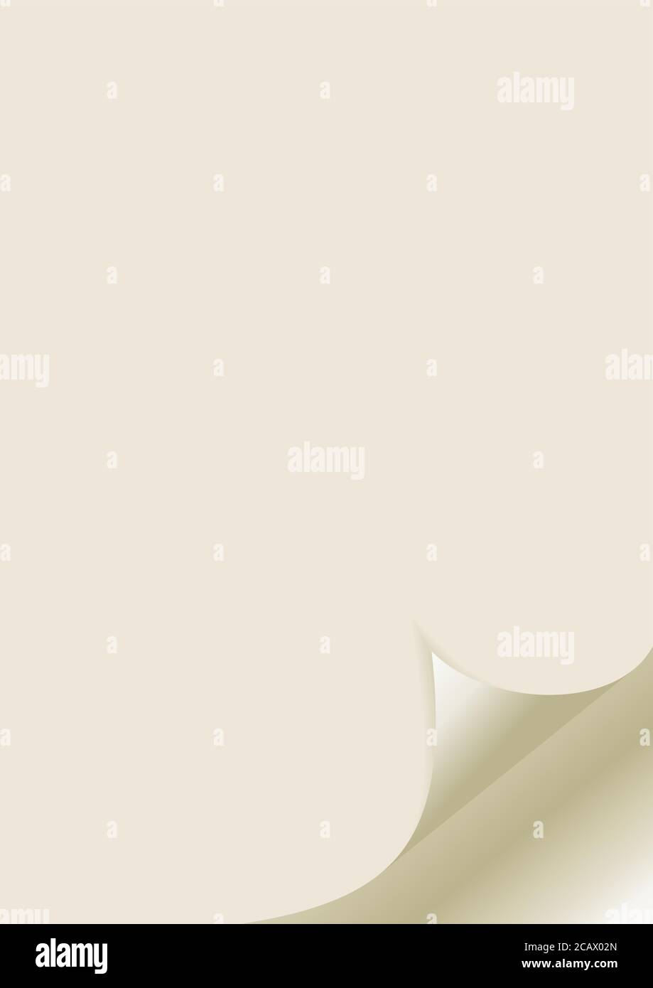 Curled edge paper Stock Vector Images - Alamy