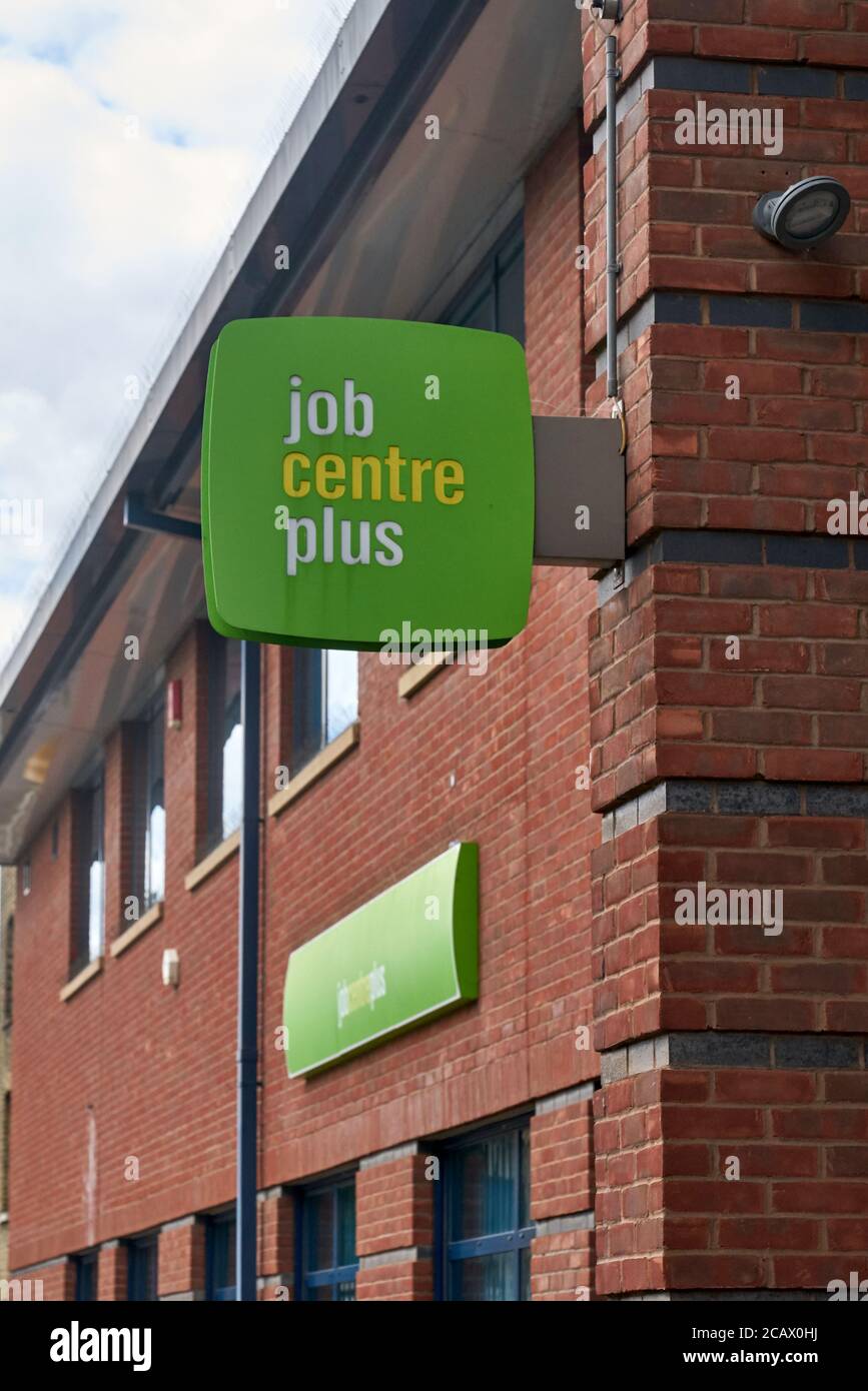 job centre sign london Stock Photo - Alamy