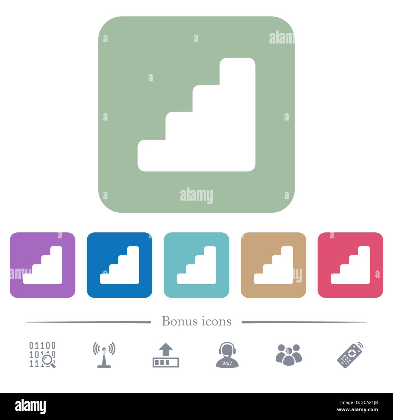 Walking up stairs home Stock Vector Images - Alamy