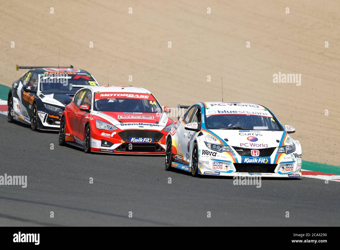 West Kingsdown, Kent, UK. 09th Aug, 2020. Kwik Fit British Touring Car ...