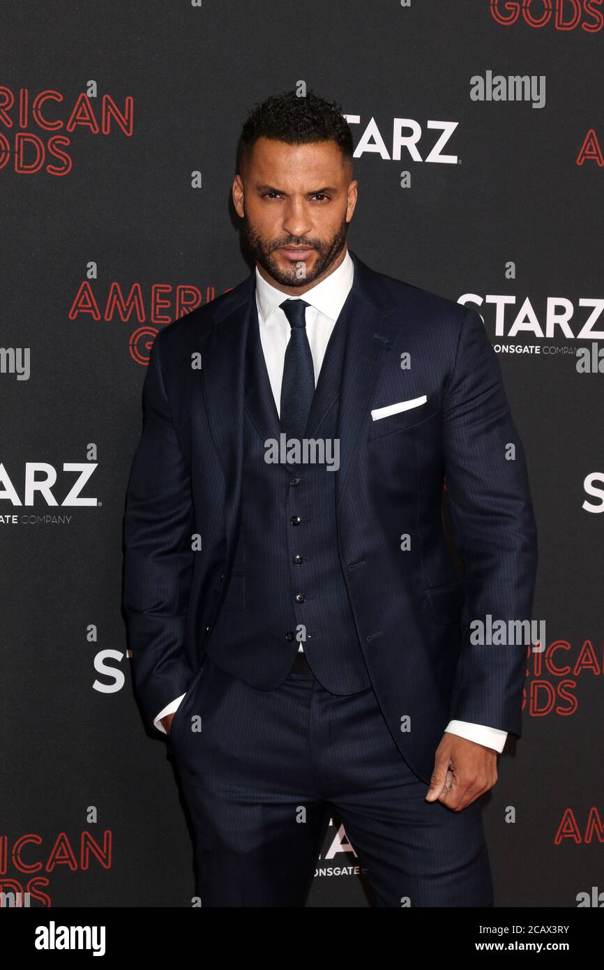 LOS ANGELES - MAR 5: Ricky Whittle at the "American Gods" Season 2 ...