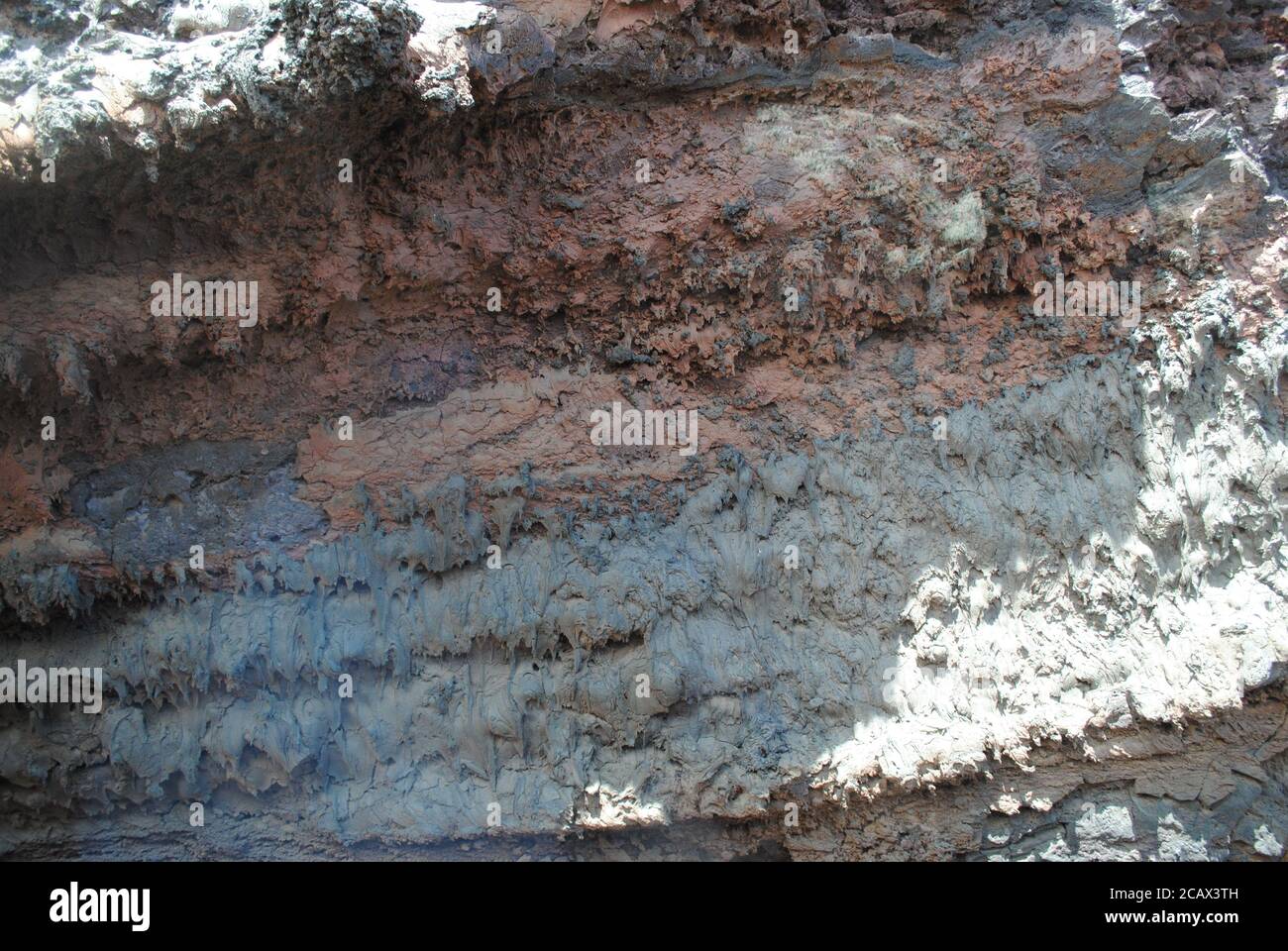 Wall of cooled Magma in Timanfaya Park Lanzarote Stock Photo - Alamy