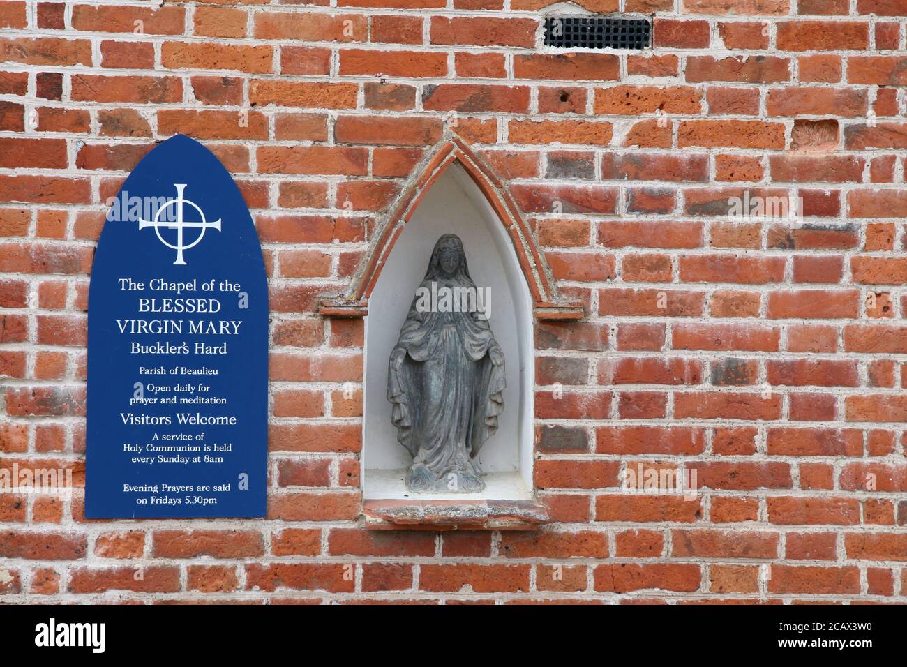 The Blessed Virgin Mary Chapel at Bucklers Hard, Brockenhurst, New ...