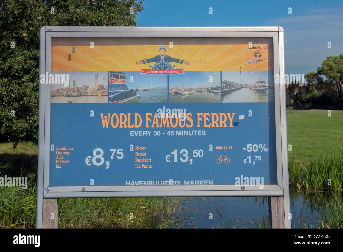 Volendam marken ferry hi-res stock photography and images - Alamy