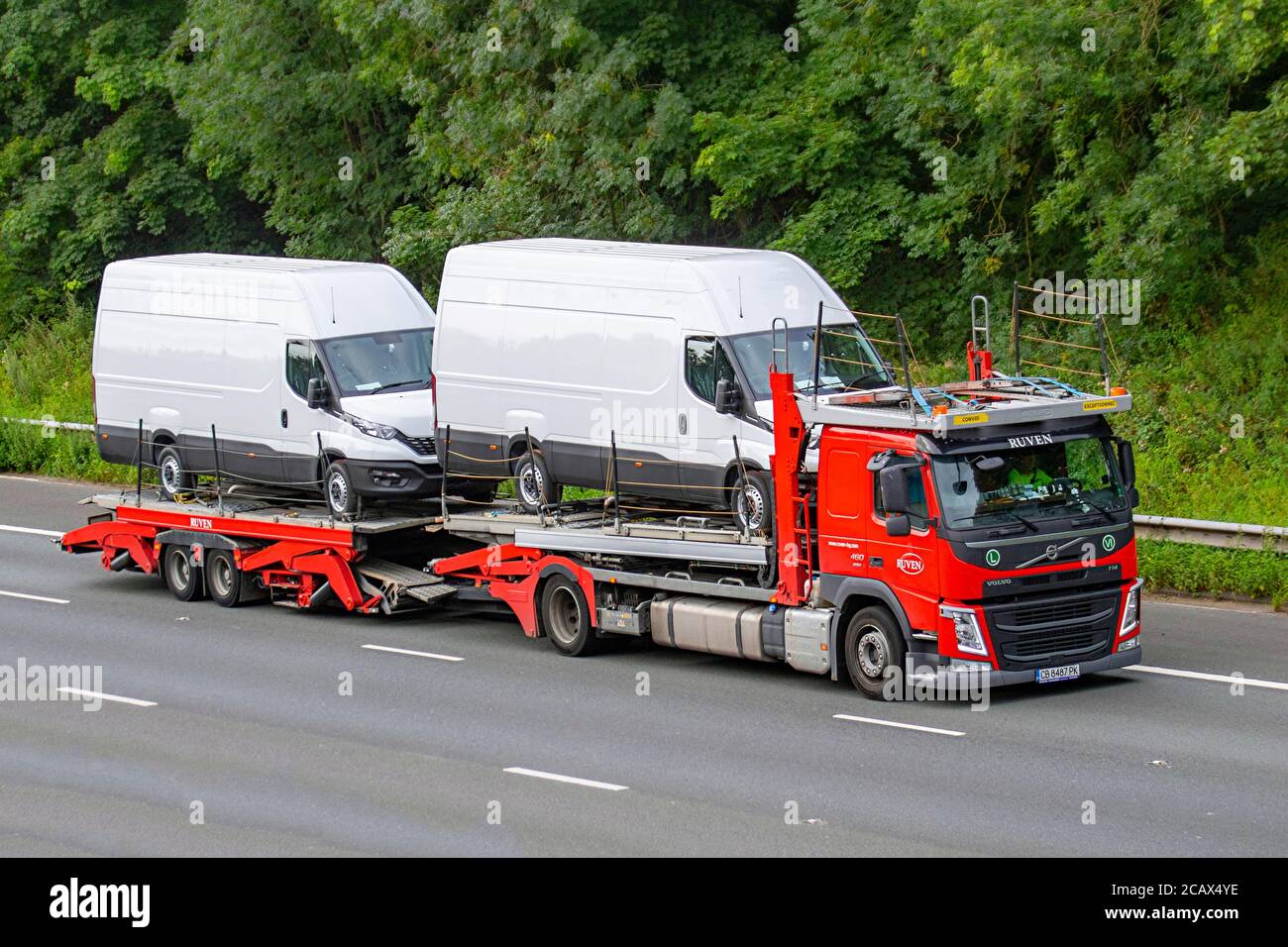 Commercial white high-roof panel vans, panel van, business vehicle ...