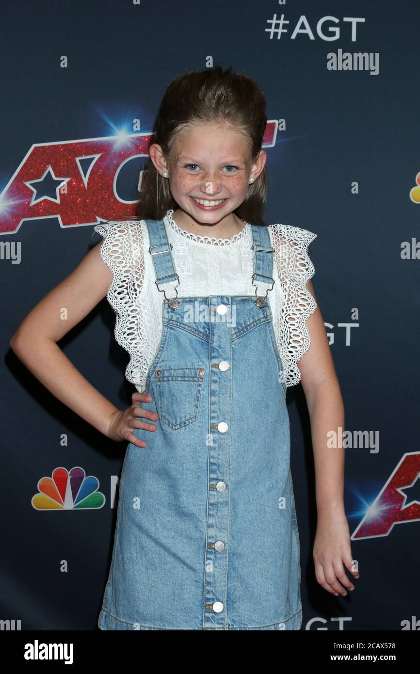 LOS ANGELES - AUG 13: Ansley Burns at the "America's Got Talent" Season ...