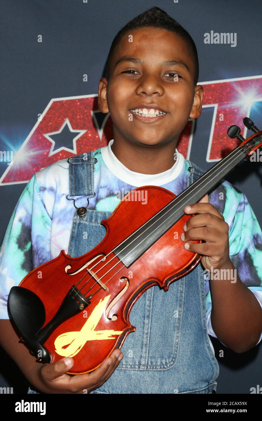 LOS ANGELES - AUG 20: Tyler Butler-Figueroa at the "America's Got ...