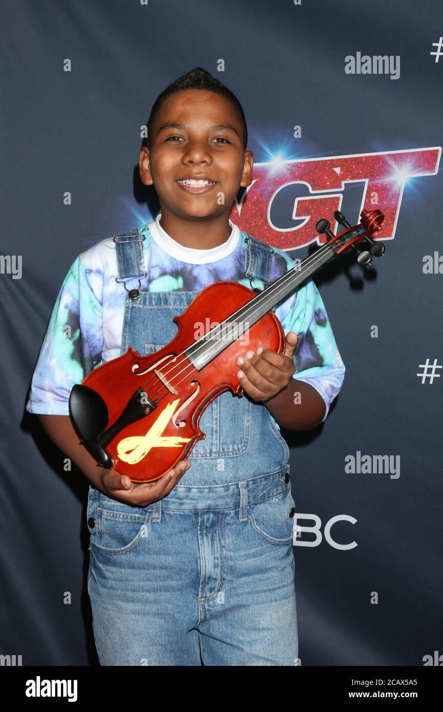 LOS ANGELES - AUG 20: Tyler Butler-Figueroa at the "America's Got ...