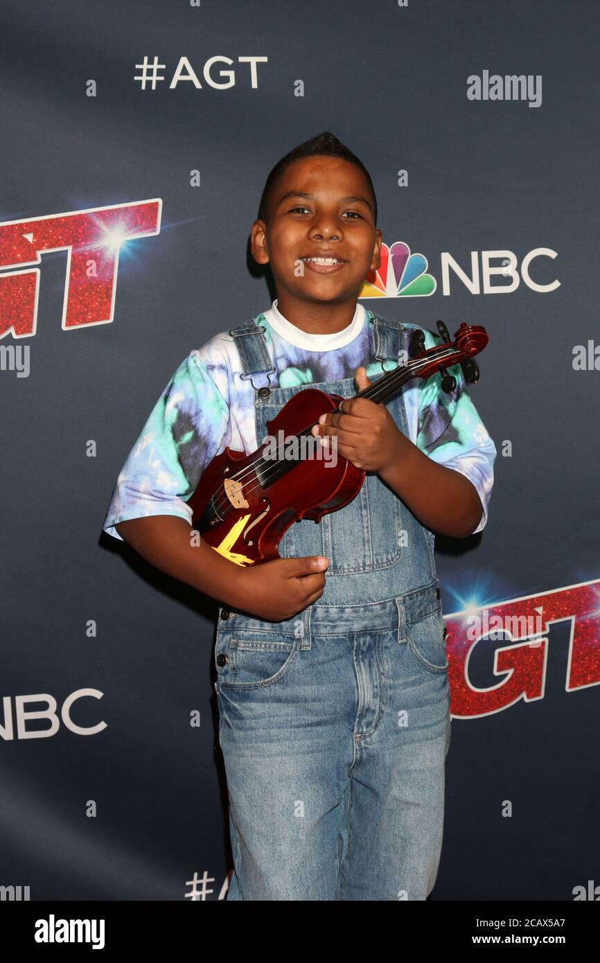 LOS ANGELES - AUG 20: Tyler Butler-Figueroa at the "America's Got ...