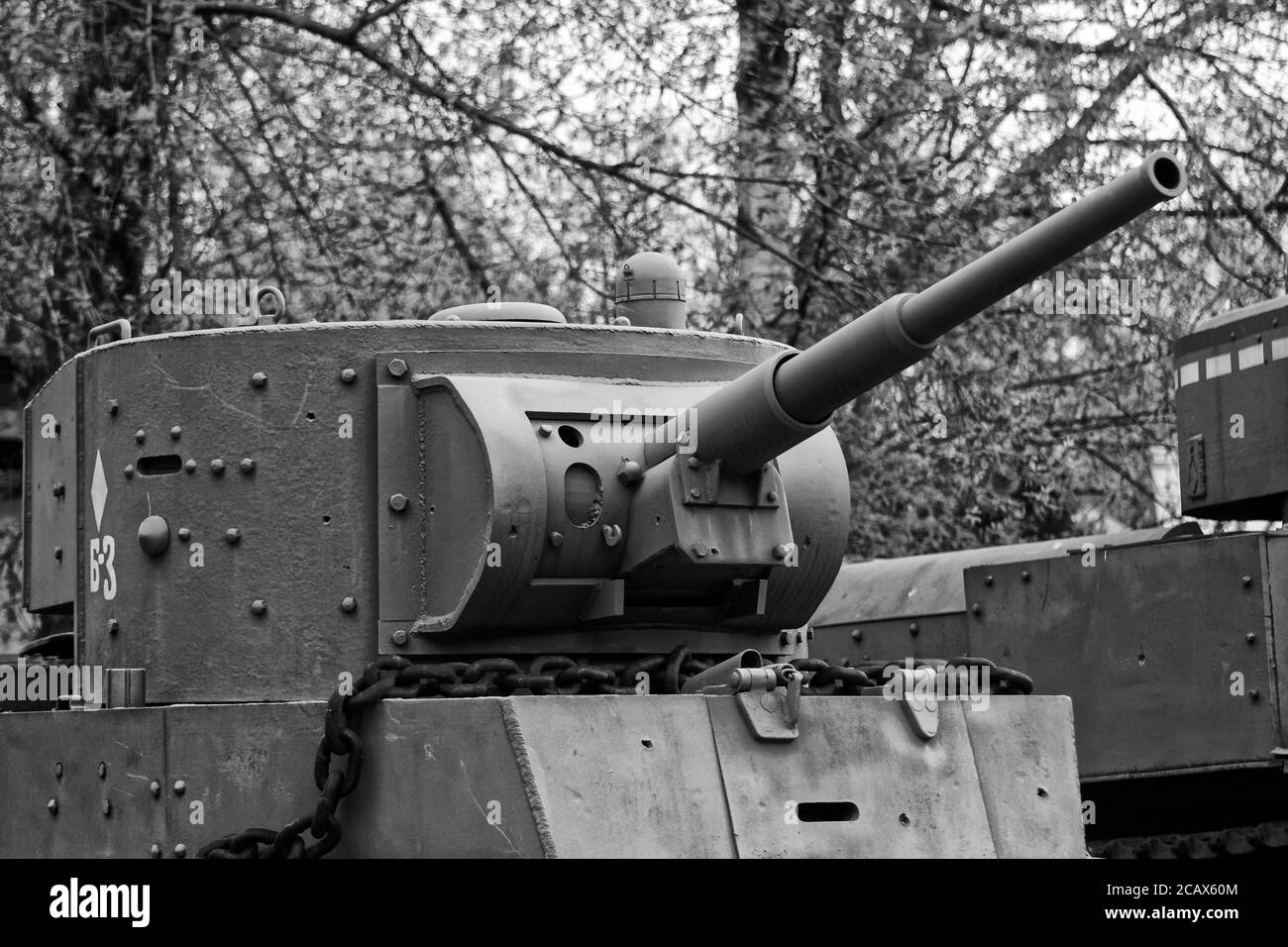 Soviet light tank Black and White Stock Photos & Images - Alamy