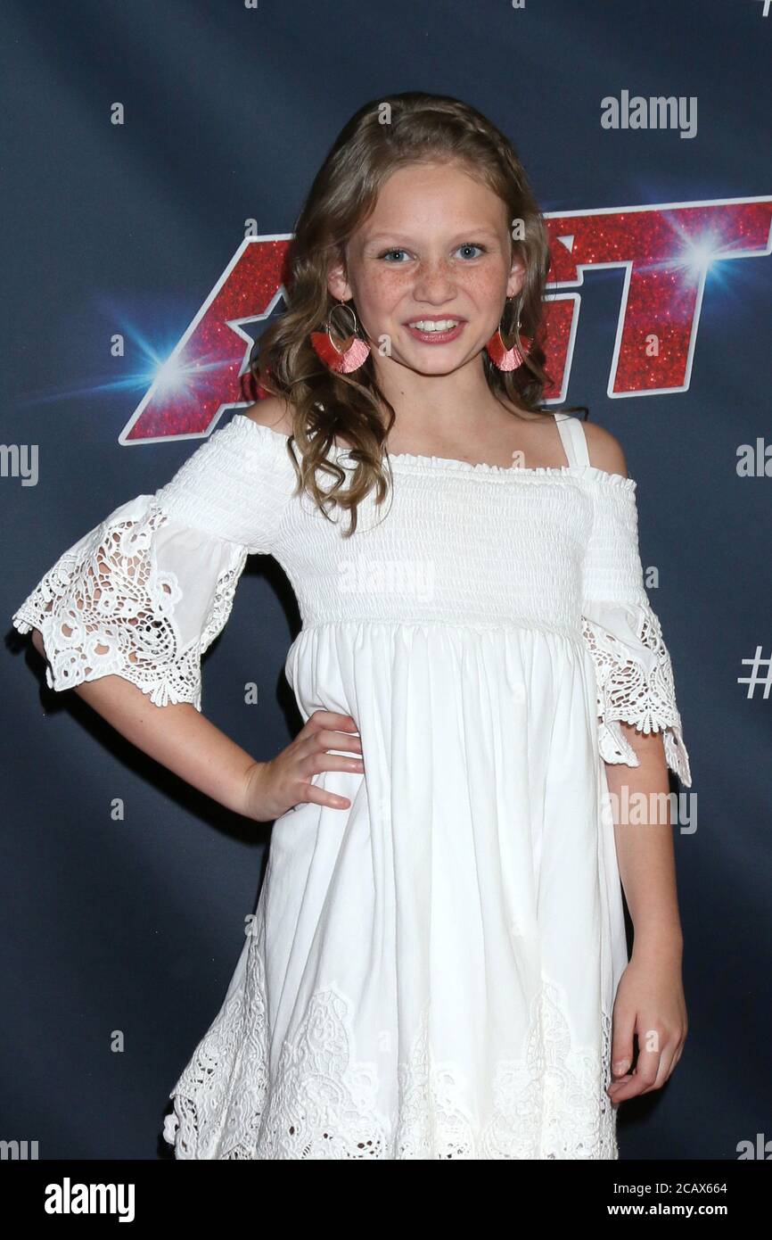 LOS ANGELES - SEP 3: Ansley Burns at the "America's Got Talent" Season ...