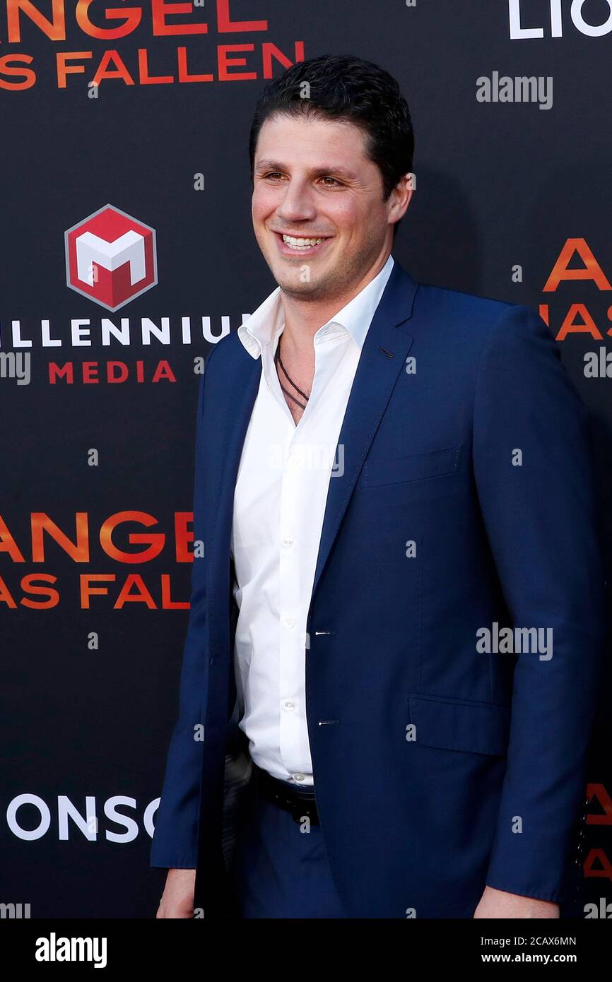 LOS ANGELES - AUG 21: Jonathan Yunger at the "Angel Has Fallen ...