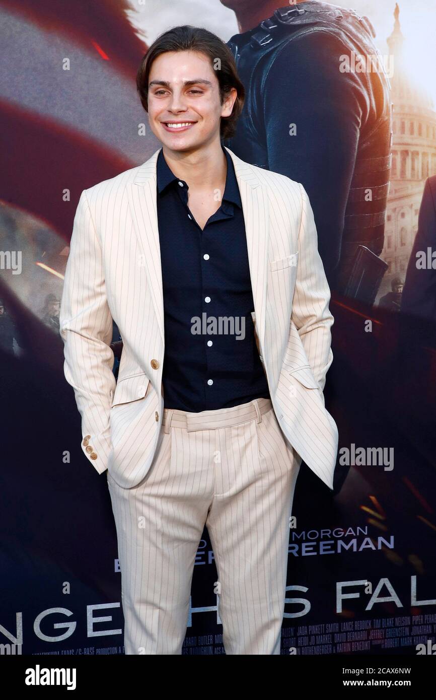 LOS ANGELES - AUG 21: Jake T Austin at the "Angel Has Fallen" Premiere ...